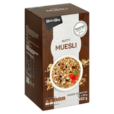 PnP Nutty Muesli Sachets 450g | PnP