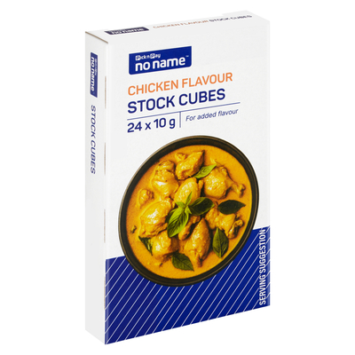 No Name Chicken Flavour Stock Cubes 24 Pack | PnP