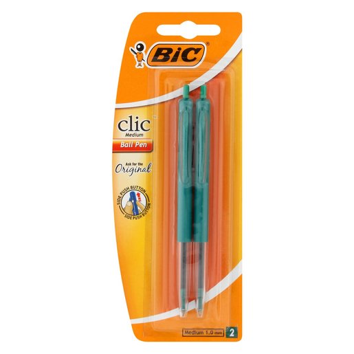 BIC CLIC BALLPEN GREEN 2EA | Smart Price Specials | PnP Home