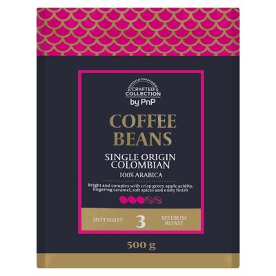 Crafted Collection Single Origin Colombian Coffee Beans 500g | PnP