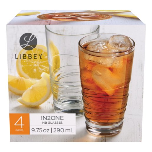 Libbey In2One Hi Ball Glass 4 Pack | PnP