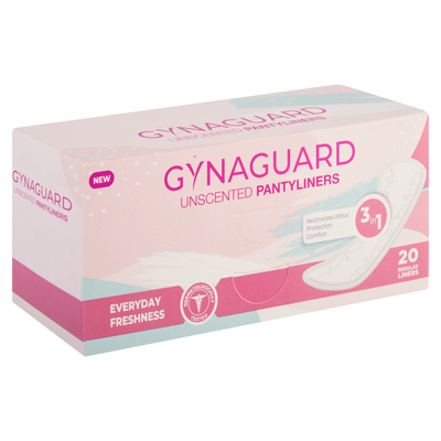 Gyna Guard Unscented Pantyliners 20 Pack | PnP