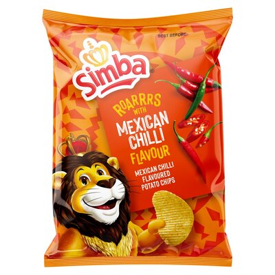 Simba Potato Chips Mexican Chilli 120g x 22 | PnP