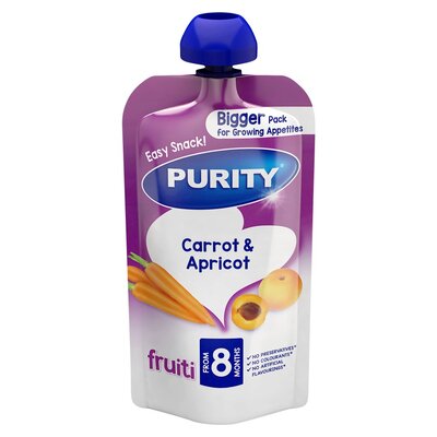 PURITY BABY FOOD CARROT & APRICOT 150ML | PnP