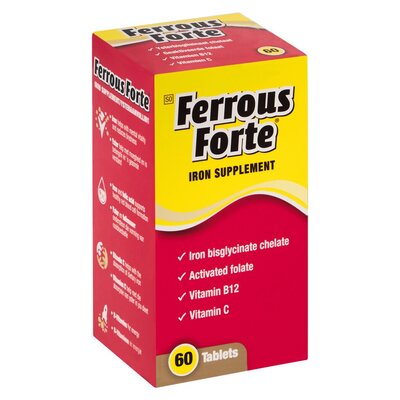 Ferrous Forte Tablets 60 Capsules | PnP