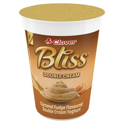 Clover Bliss Caramel Fudge Flavoured Double Cream Yoghurt 150g | PnP