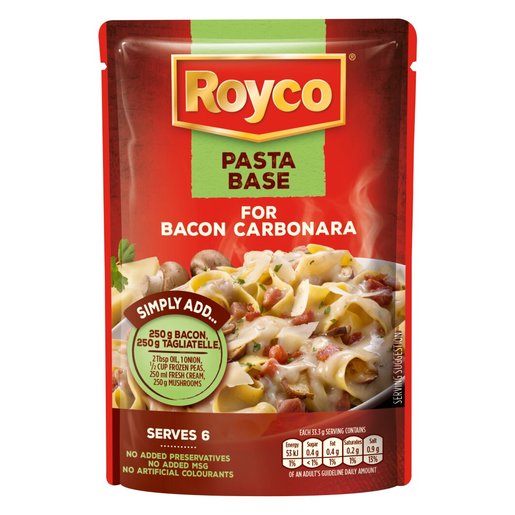Royco Bacon Carbonara Pasta Base 200g | PnP