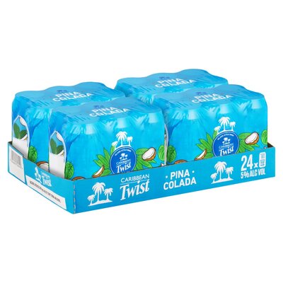Caribbean Twist Pina Colada Spirit Cooler 24 x 440ml | PnP