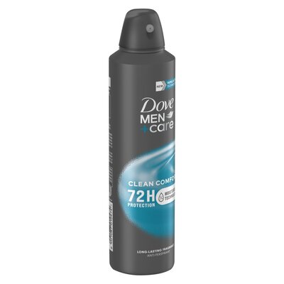 Dove Men + Care Clean Comfort Antiperspirant Deodorant Body Spray 150ml ...