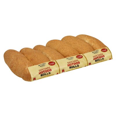 PnP Bakehouse Brown Hotdog Rolls 6 Pack | PnP