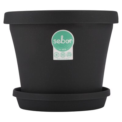 Sebor Charcoal Super Pot Saucer 22cm | PnP