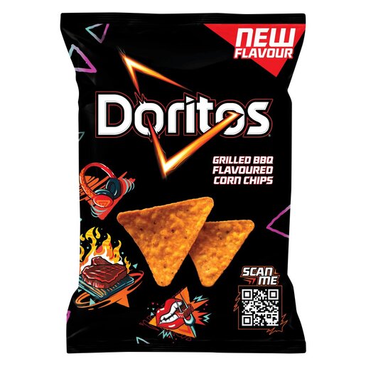 Doritos Flame Grilled BBQ Corn Chips 145g | PnP