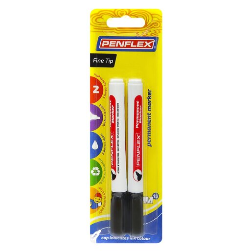Penflex Fine Permanent Markers 2 Pack | Smart Price Specials | PnP Home