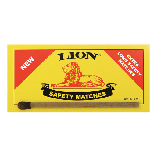 Lion Matches Extra Long Safety | PnP