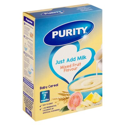 Purity Baby Cereal Mixed Fruit 200g from 7 Months | PnP