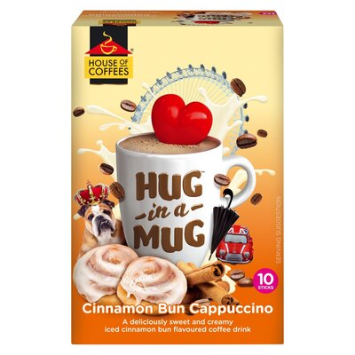 Hug in a Mug Cinnamon Bun Cappuccino 24g 10 Sachets | PnP