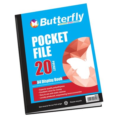 Butterfly Pocket File A4 20 Page | PnP