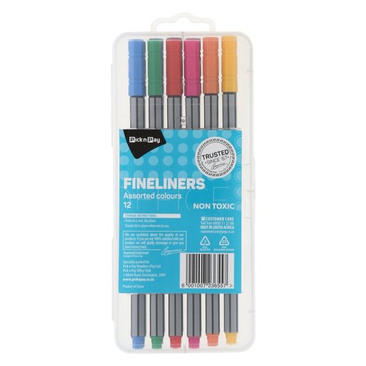PnP Fineliners Set 12 Pack | Smart Price Specials | PnP Home
