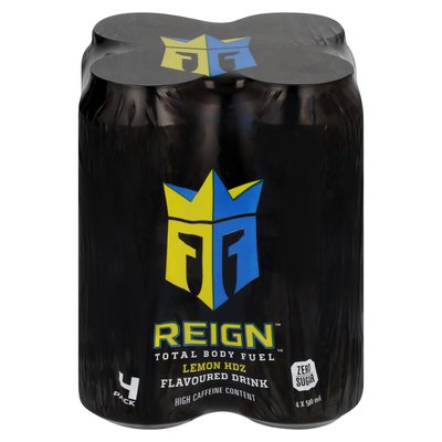 Reign Energy Lemon Hdz 4 x 500ml | PnP