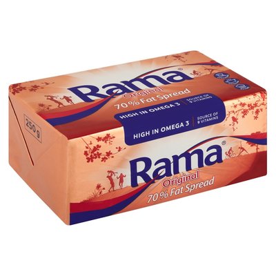Rama 70% Fat Spread Original Brick 250g | PnP