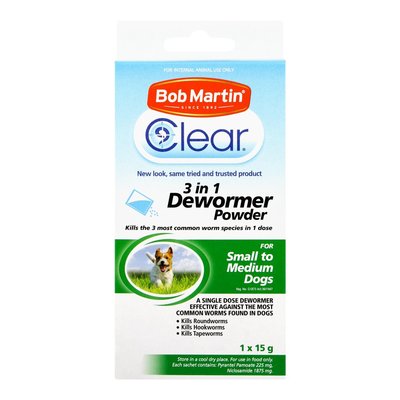 Bob Martin 3in1 Dewormer Small/Medium Dogs 15g | PnP