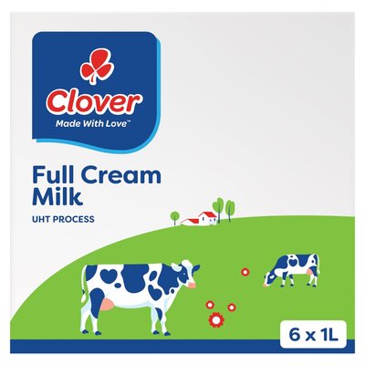 Clover UHT Full Cream Long Life Milk 6 x 1L | PnP