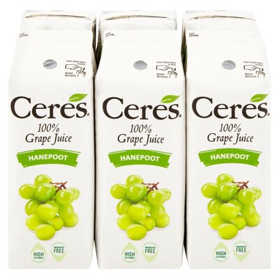 Ceres Hanepoort White Grape Juice 200ml x 6 | PnP