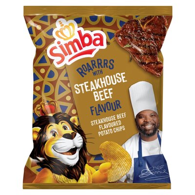 Simba Steakhouse Beef Potato Chips 120g | PnP