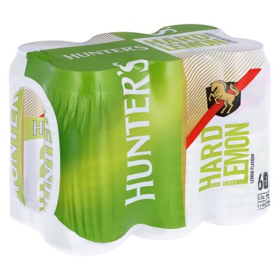 Hunters Hard Lemon Can 6 x 440ml | PnP