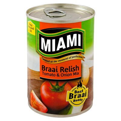 Miami Tomato & Onion Braai Relish 410g | PnP