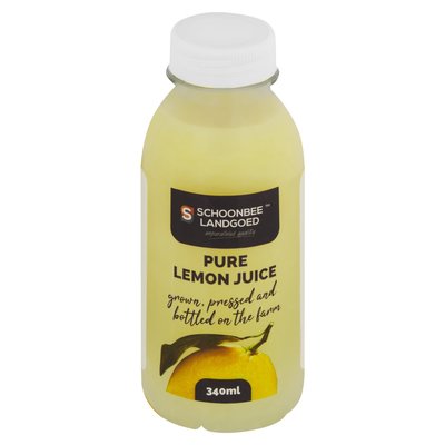 SCHOONBEE PURE LEMON JUICE 340ML | PnP