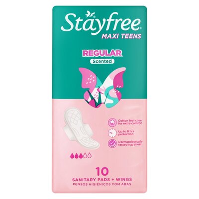 Stayfree Maxi Regular Sanitary Pads With Wings Scented 20 Pack | PnP