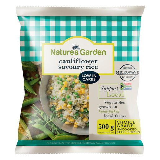 Natures Garden Cauliflower Savoury Rice 500g | PnP