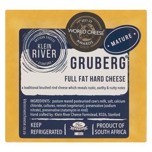 Klein River Grated Mature Gruberg Cheese 150g | PnP