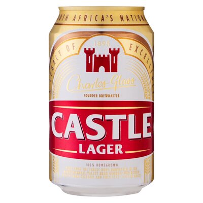 Castle Lager Beer Can 330ml | PnP