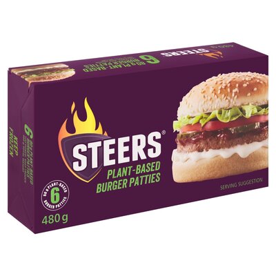 Steers Plant Based Burger Patties 480g | PnP