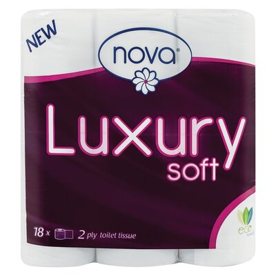 Nova Luxury Soft 2 Ply Toilet Paper 18 Pack | PnP