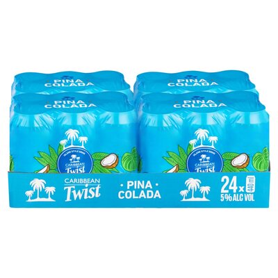 Caribbean Twist Pina Colada Spirit Cooler 6 x 440ml | PnP