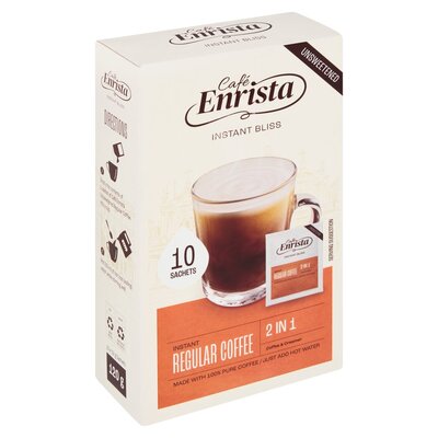 Cafe Enrista 2 In 1 Sugar Free Instant Coffee 12g 10 Sachets | PnP