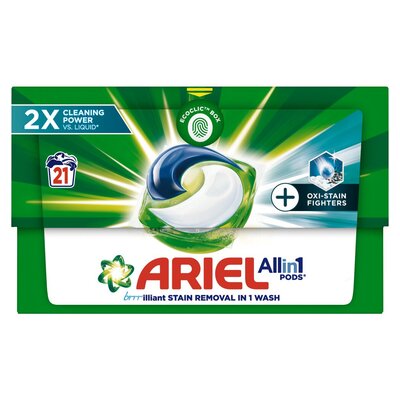 Ariel Liquid Detergent Capsules 21 Pack | PnP
