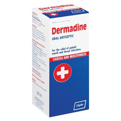 Dermadine Oral Gargle 200ml | PnP