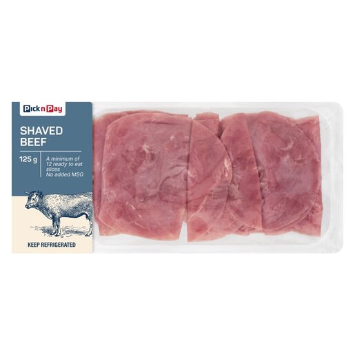 PnP Shaved Beef 125g | PnP