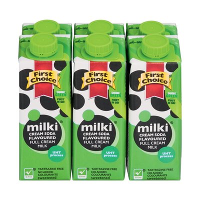 First Choice Cream Soda Milk 250ml x 6 | PnP
