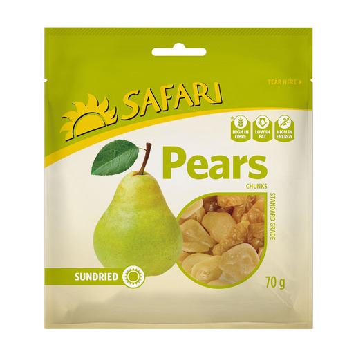 Safari Pears Snack Pack 70g | PnP