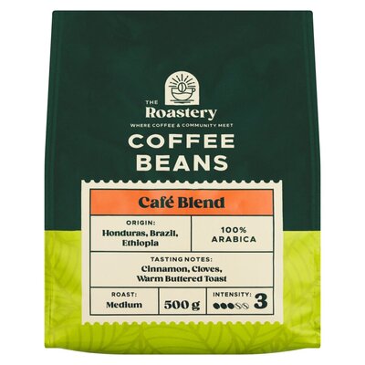 The Roastery Cafe Blend Coffee Beans 500g | PnP