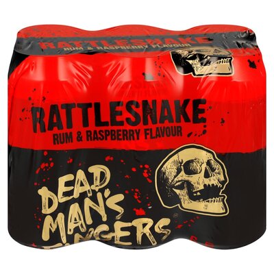 Dead Man's Fingers Rattlesnake Rum & Raspberry Flavour 6 x 440ml | PnP
