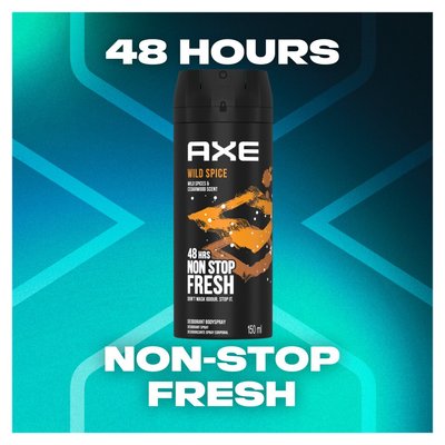 Axe Wild Spice Aerosol Deodorant Body Spray 150ml | PnP