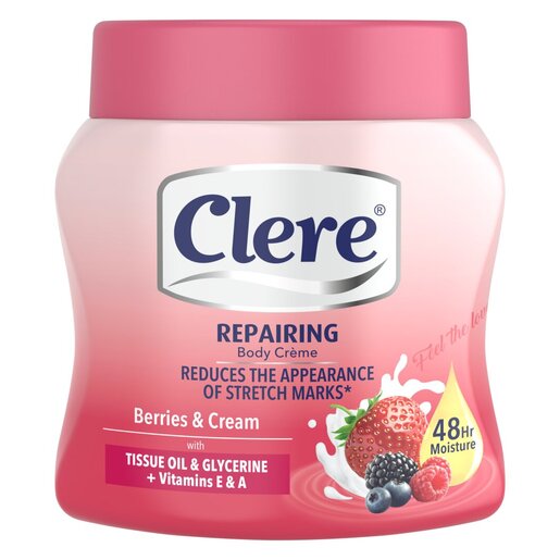 Clere Body Cream Berries & Cream 500ml | PnP