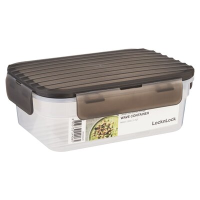 LocknLock Wave Rectangular Container 960ml Grey | PnP