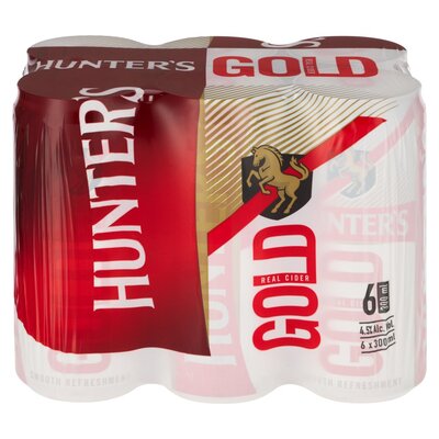 Hunters Gold Can 6 x 300ml | PnP